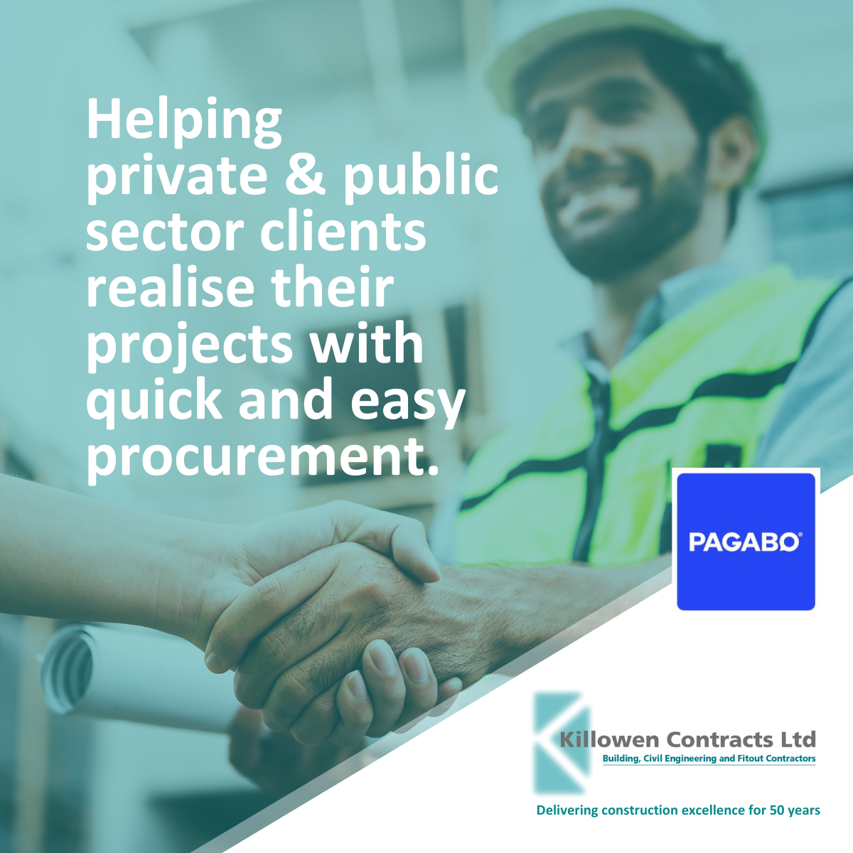 Helping organisations realise their projects with quick and easy procurement via Pagabo ...
